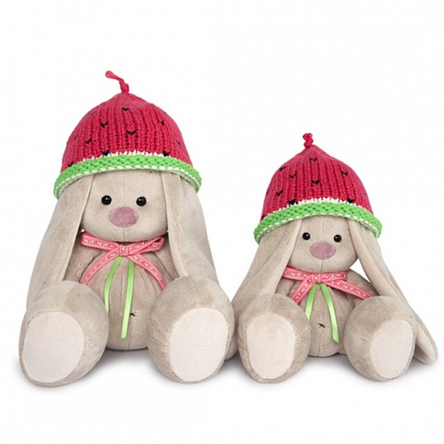 うさぎのMI 18cm スイカのニット帽 | iichi 日々の暮らしを心地よくするハンドメイドやアンティークのマーケットプレイス