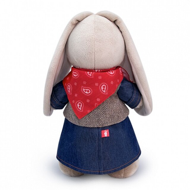 うさぎのMI 32cm デニムコーデ | iichi 日々の暮らしを心地よくするハンドメイドやアンティークのマーケットプレイス