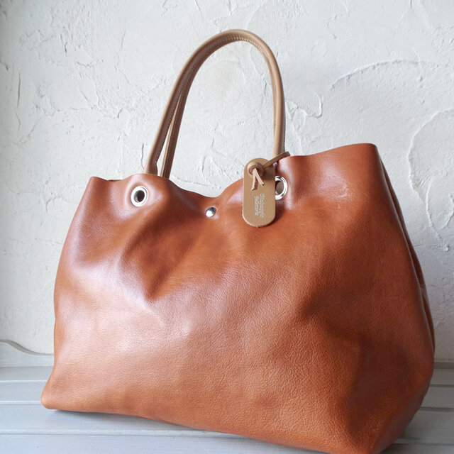 【期間限定】しんなりもっちり トート ボストン 天然革 兼用 ハンドメイド951 | iichi 日々の暮らしを心地よくするハンドメイドやアンティークのマーケットプレイス