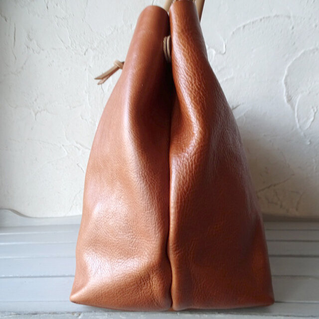 【期間限定】しんなりもっちり トート ボストン 天然革 兼用 ハンドメイド951 | iichi 日々の暮らしを心地よくするハンドメイドやアンティークのマーケットプレイス