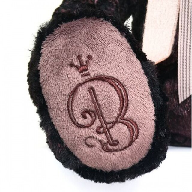 テディベア Bear Burgundy 34cm | iichi 日々の暮らしを心地よくするハンドメイドやアンティークのマーケットプレイス