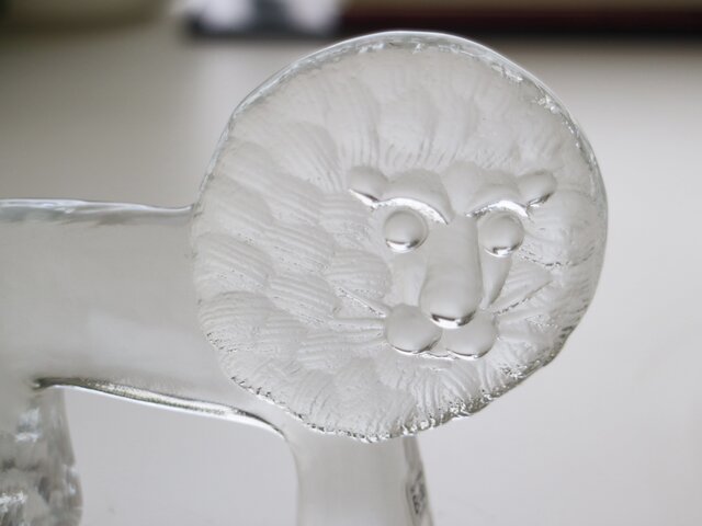 Kosta Boda コスタボダ / ガラスのオブジェ ライオン No.4163 | iichi 日々の暮らしを心地よくするハンドメイドやアンティークのマーケットプレイス