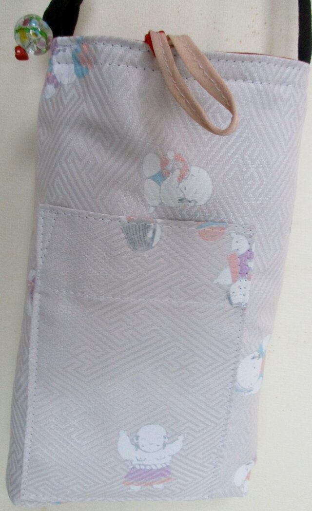 7332 長襦袢で作ったスマホショルダー＃送料無料 | iichi 日々の暮らしを心地よくするハンドメイドやアンティークのマーケットプレイス