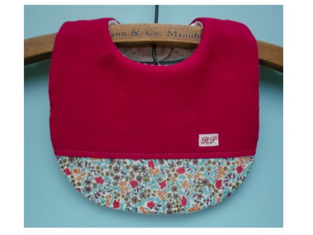 PURE*スタイ*Wガーゼマゼンダ＆綿麻リバティEmilia’sFlowers カラフル系 | iichi 日々の暮らしを心地よくするハンドメイドやアンティークのマーケットプレイス