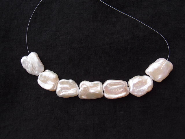 【ご予約品・A様】【GP】Biwa Pearl Bracelet／ビワパール ブレスレット | iichi 日々の暮らしを心地よくするハンドメイドやアンティークのマーケットプレイス