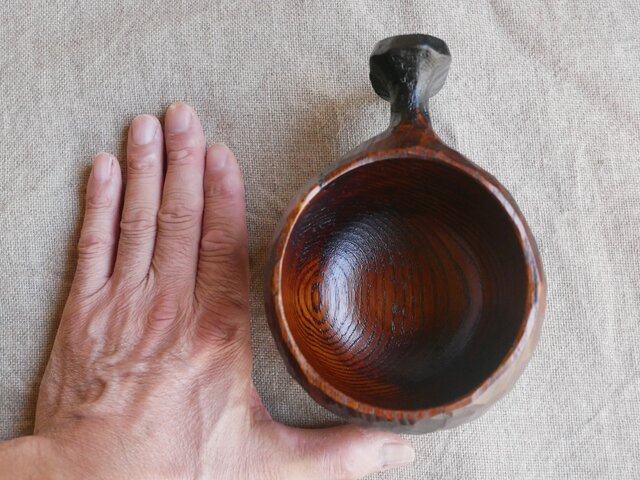 マグカップ（ククサ） #0367 | iichi 日々の暮らしを心地よくするハンドメイドやアンティークのマーケットプレイス