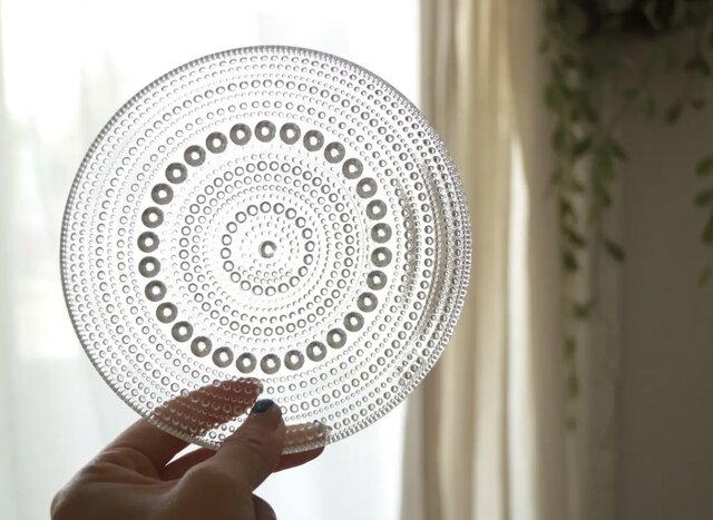 ARABIA / Kastehelmi / プレート14cm クリア No.3739 | iichi 日々の暮らしを心地よくするハンドメイドやアンティークのマーケットプレイス