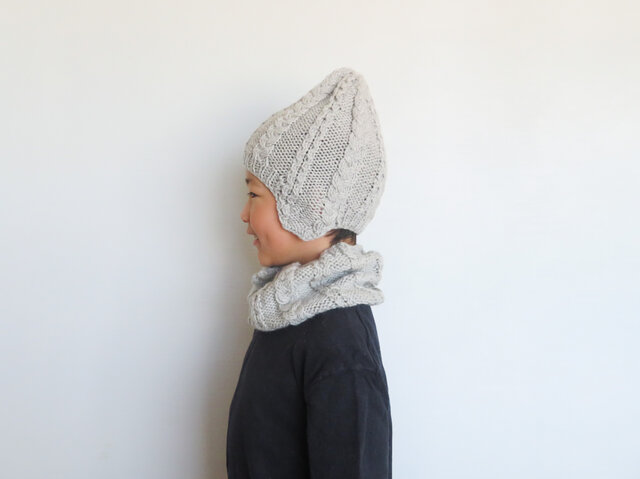 雪の日のこどものスヌード/fog | iichi 日々の暮らしを心地よくするハンドメイドやアンティークのマーケットプレイス
