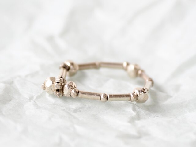 beads ring -silver- | iichi 日々の暮らしを心地よくするハンドメイドやアンティークのマーケットプレイス
