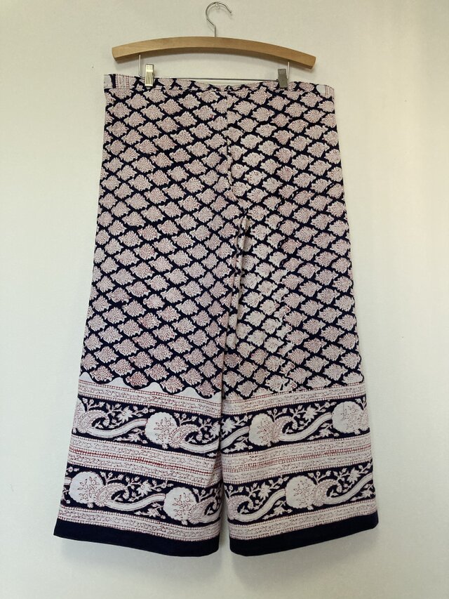 Jaipur ワイドパンツ | iichi 日々の暮らしを心地よくするハンドメイドやアンティークのマーケットプレイス