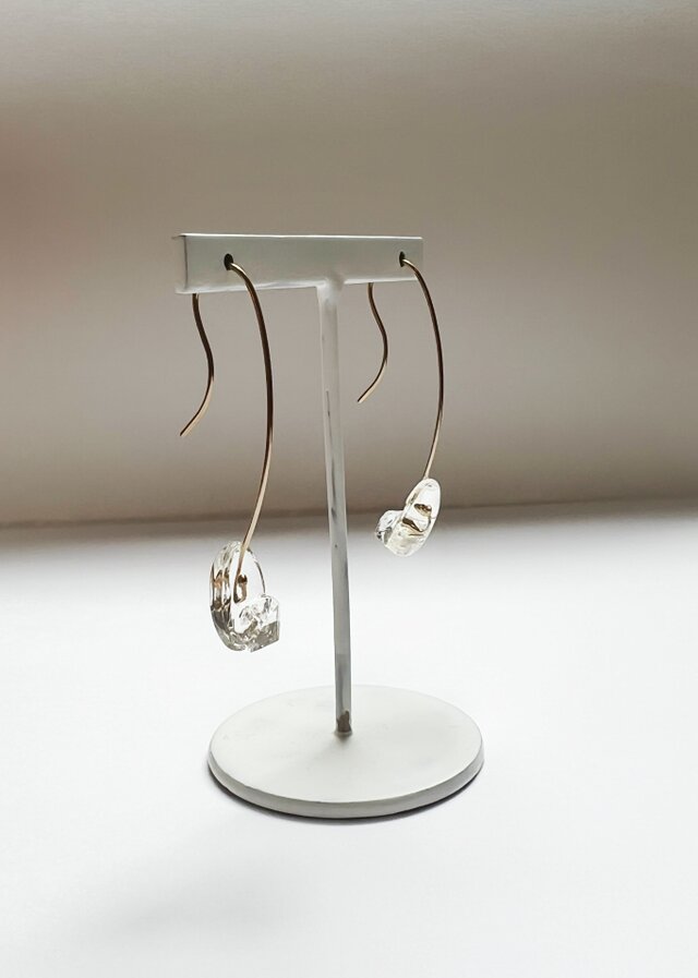 herkimer diamond・14kgf 装身具 | iichi 日々の暮らしを心地よくするハンドメイドやアンティークのマーケットプレイス