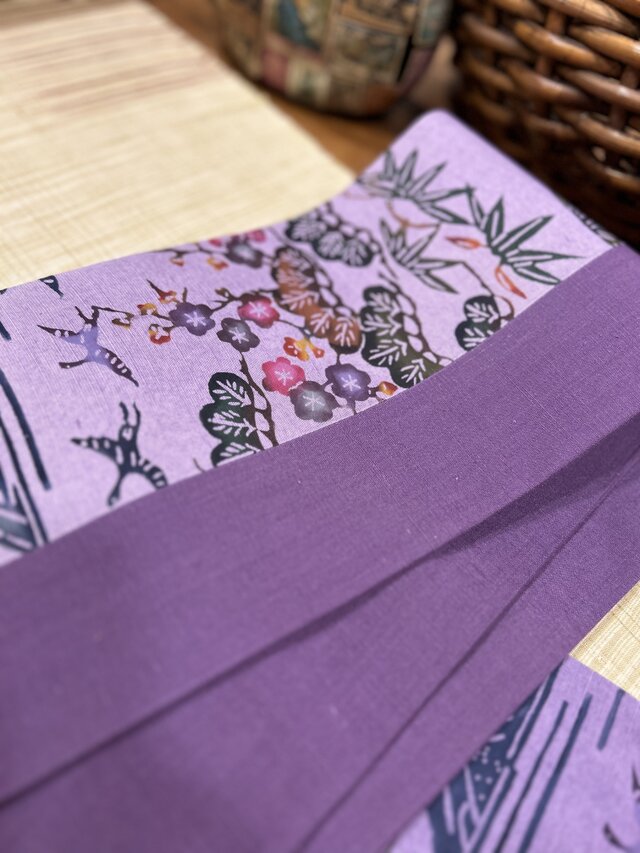 唯屋オリジナル紅型半幅帯 | iichi 日々の暮らしを心地よくするハンドメイドやアンティークのマーケットプレイス