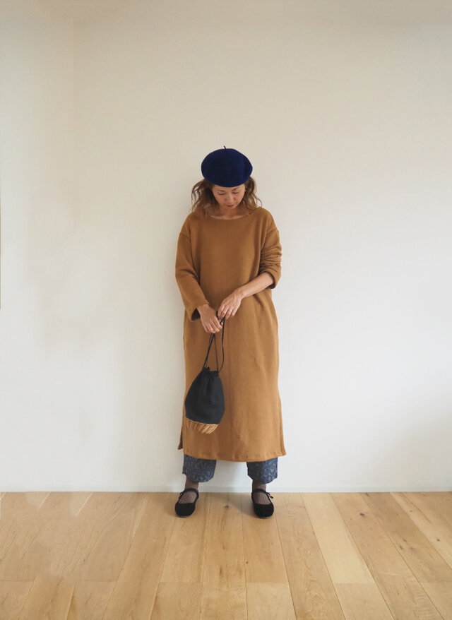 Heavy fleece one-piece / CAMEL | iichi 日々の暮らしを心地よくするハンドメイドやアンティークのマーケットプレイス