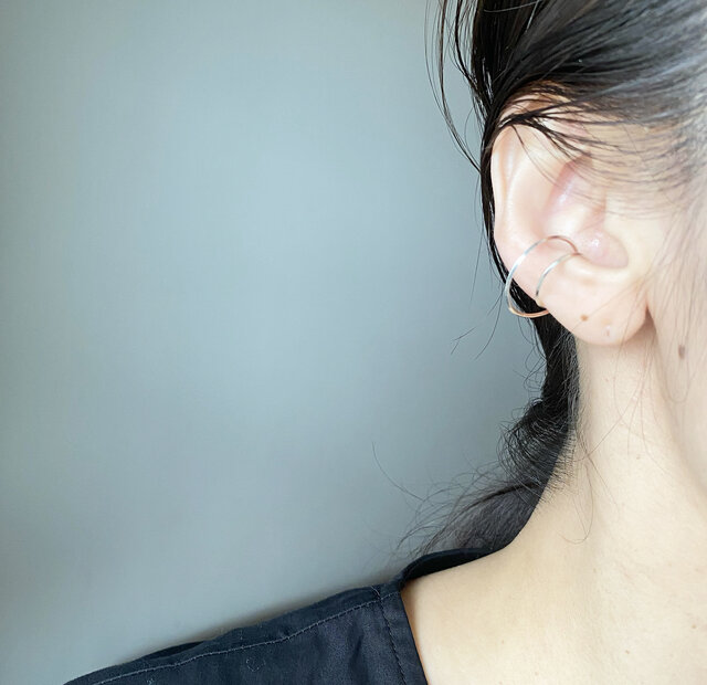 silver925 vent イヤーカフ | iichi 日々の暮らしを心地よくするハンドメイドやアンティークのマーケットプレイス