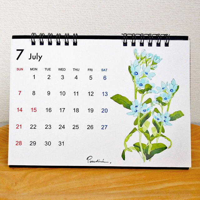 2024 卓上カレンダー | iichi 日々の暮らしを心地よくするハンドメイドやアンティークのマーケットプレイス