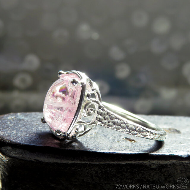 モルガナイト リング / Morganite Ring 0 | iichi 日々の暮らしを心地よくするハンドメイドやアンティークのマーケットプレイス