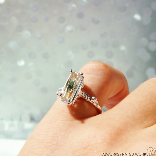 オレゴンサンストーン リング / rough Oregon Sunstone Ring [] | iichi 日々の暮らしを心地よくするハンドメイドやアンティークのマーケットプレイス