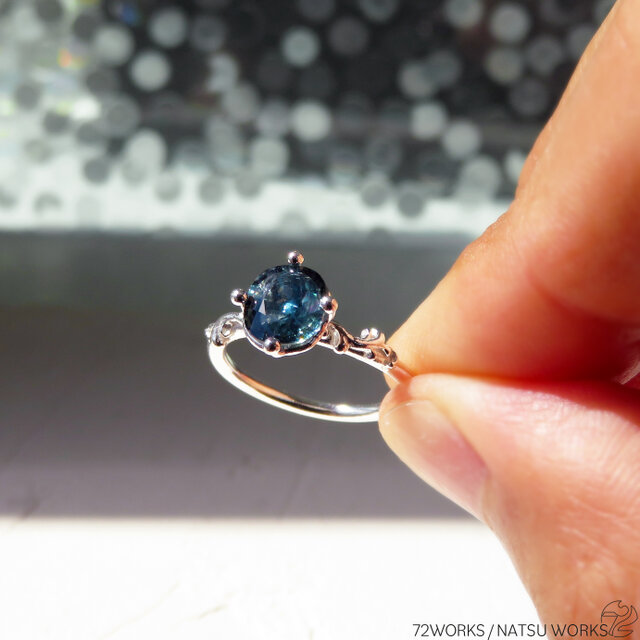 サファイア リング / Blue Sapphire Ring [] | iichi 日々の暮らしを心地よくするハンドメイドやアンティークのマーケットプレイス