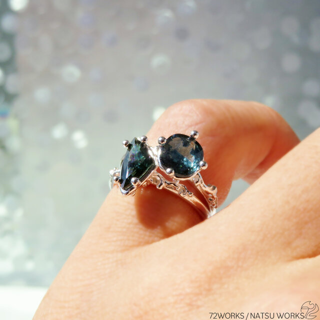 サファイア リング / Blue Sapphire Ring [] | iichi 日々の暮らしを心地よくするハンドメイドやアンティークのマーケットプレイス