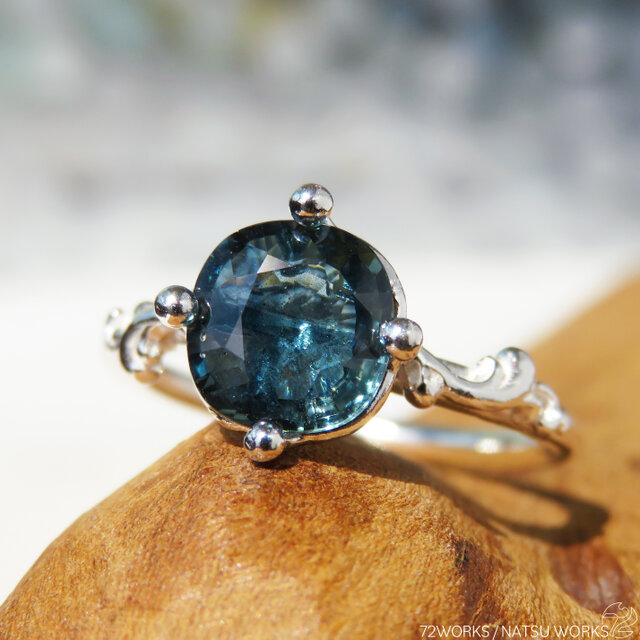 サファイア リング / Blue Sapphire Ring [] | iichi 日々の暮らしを心地よくするハンドメイドやアンティークのマーケットプレイス