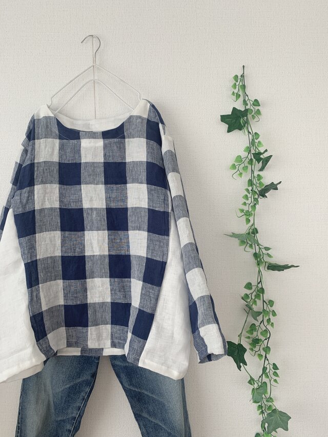 リネンTシャツM size | iichi 日々の暮らしを心地よくするハンドメイドやアンティークのマーケットプレイス