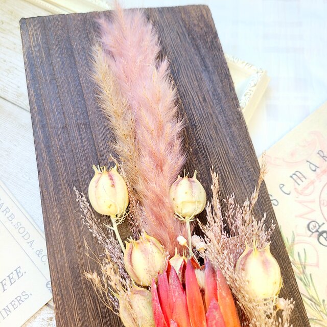 《smartlong》r リペンズとテールリードのナチュラルスワッグ アンティーク ボタニカル | iichi 日々の暮らしを心地よくするハンドメイドやアンティークのマーケットプレイス