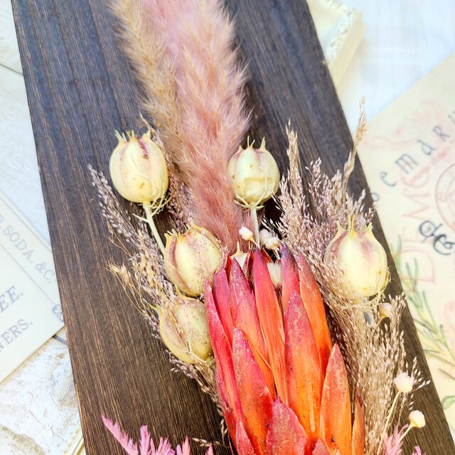 《smartlong》r リペンズとテールリードのナチュラルスワッグ アンティーク ボタニカル | iichi 日々の暮らしを心地よくするハンドメイドやアンティークのマーケットプレイス