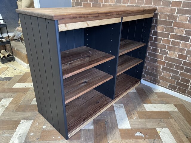 hotaru 新商品 レジカウンター 棚 キャビネット キッチンカウンター オーダー可 天然木 無垢材 | iichi 日々の暮らしを心地よくするハンドメイドやアンティークのマーケットプレイス