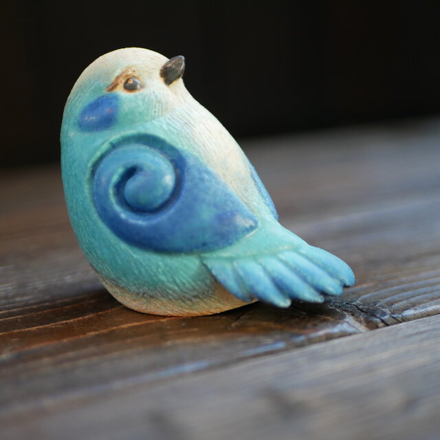 小さな青色のことり no.38 | iichi 日々の暮らしを心地よくするハンドメイドやアンティークのマーケットプレイス