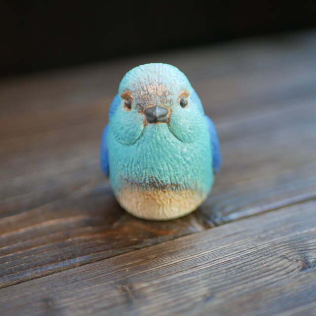 小さな青色のことり no.41 | iichi 日々の暮らしを心地よくするハンドメイドやアンティークのマーケットプレイス