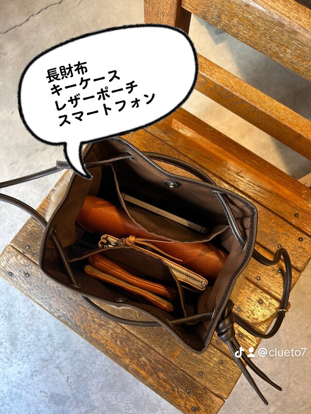 swing:バンビ×ダークブラウン（高島帆布×エコファー2wayバッグ）受注製作 | iichi 日々の暮らしを心地よくするハンドメイドやアンティークのマーケットプレイス