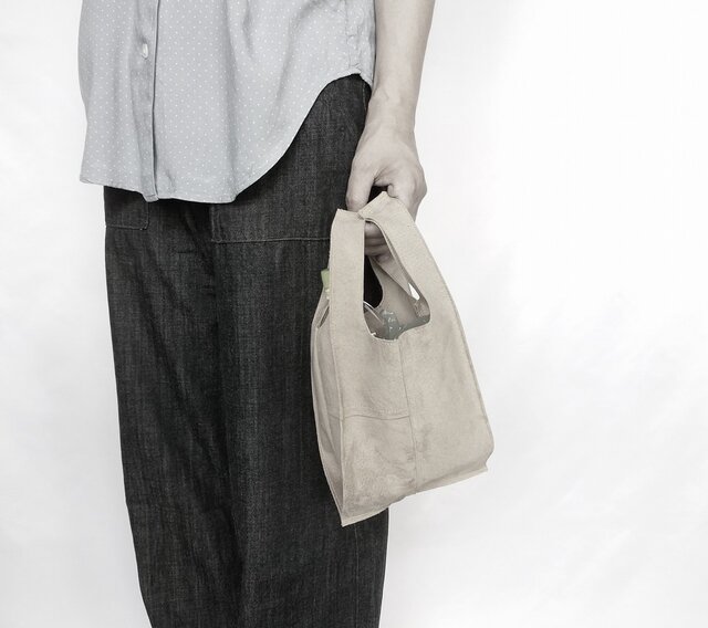 【送料無料 お試し価格】ガーラのような かわいすぎるエコバッグ 5p (S) ブラウン | iichi 日々の暮らしを心地よくするハンドメイドやアンティークのマーケットプレイス