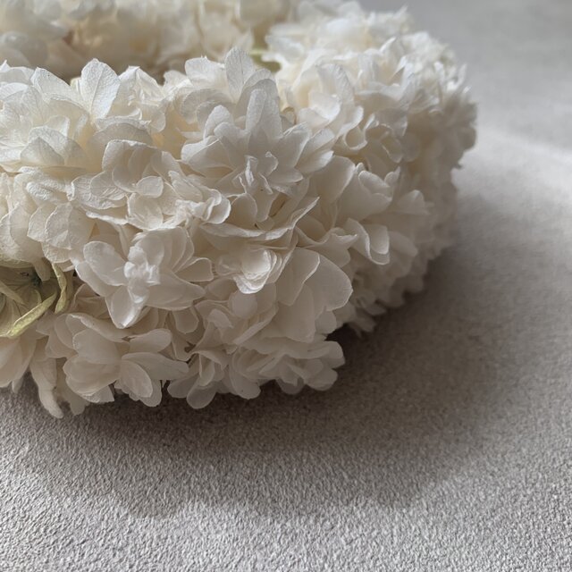 紫陽花リース | iichi 日々の暮らしを心地よくするハンドメイドやアンティークのマーケットプレイス