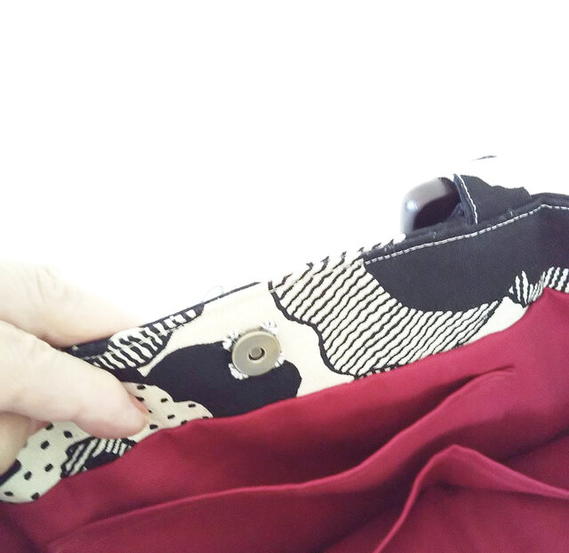 wood♡北欧柄トートbag | iichi 日々の暮らしを心地よくするハンドメイドやアンティークのマーケットプレイス