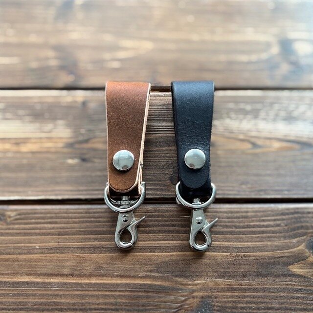 【Belt Loop 丘染めBrown ニッケルフック】 | iichi 日々の暮らしを心地よくするハンドメイドやアンティークのマーケットプレイス