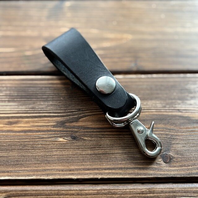 【Belt Loop 丸染めBLACK ニッケルフック】 | iichi 日々の暮らしを心地よくするハンドメイドやアンティークのマーケットプレイス