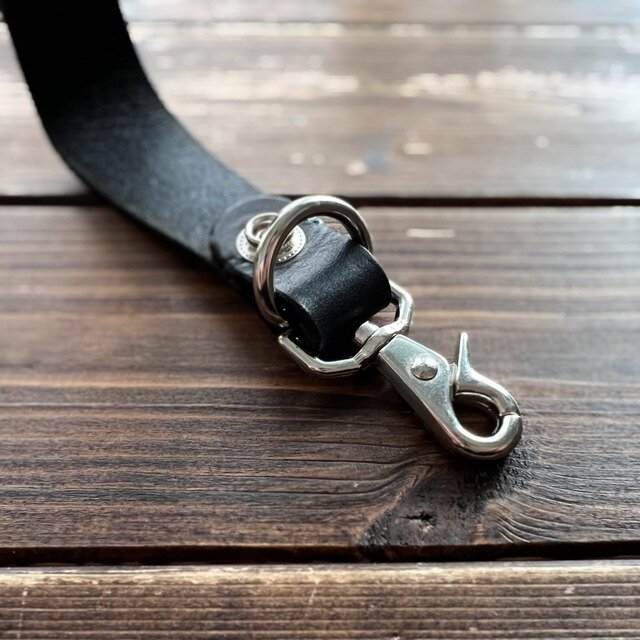 【Belt Loop 丸染めBLACK ニッケルフック】 | iichi 日々の暮らしを心地よくするハンドメイドやアンティークのマーケットプレイス