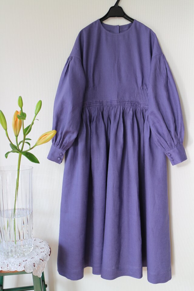 一枚限定★国産40番手フレンチリネン100％ 2way 羽織ロングワンピース★ | iichi 日々の暮らしを心地よくするハンドメイドやアンティークのマーケットプレイス