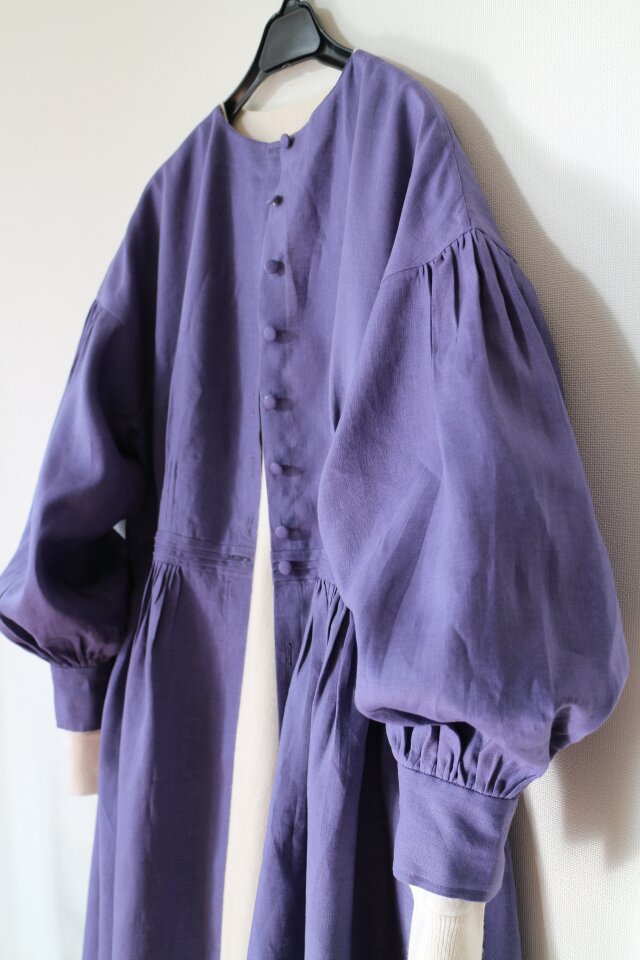 一枚限定★国産40番手フレンチリネン100％ 2way 羽織ロングワンピース★ | iichi 日々の暮らしを心地よくするハンドメイドやアンティークのマーケットプレイス