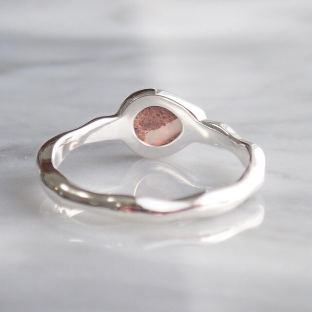 Flow ring オパール | iichi 日々の暮らしを心地よくするハンドメイドやアンティークのマーケットプレイス