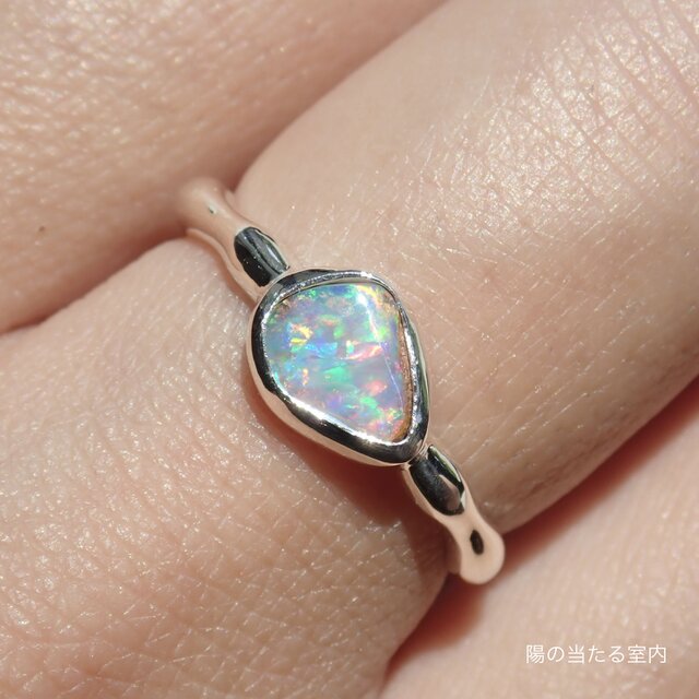 Flow ring オパール | iichi 日々の暮らしを心地よくするハンドメイドやアンティークのマーケットプレイス