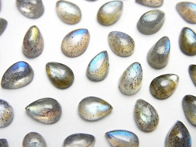 k18 Labradorite Drop Sprout ピアス/ 受注制作 | iichi 日々の暮らしを心地よくするハンドメイドやアンティークのマーケットプレイス