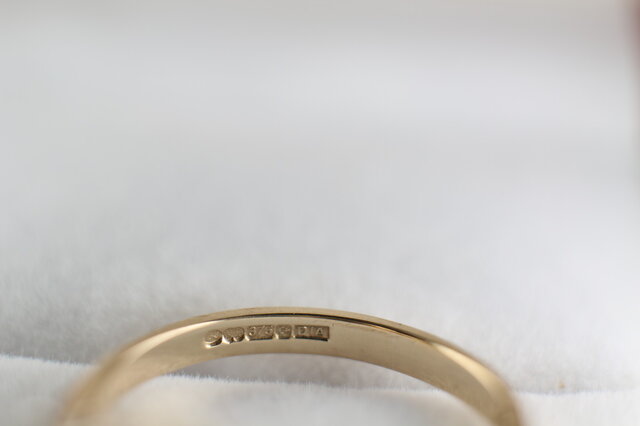 傑作 ゴールド 英国 ビンテージ サファイア ダイアモンド ヴィンテージ 指輪 リング 375 レディース J141 | iichi 日々の暮らしを心地よくするハンドメイドやアンティークの ...