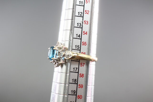 傑作 ゴールド 英国 ビンテージ ブルー トパーズ ヴィンテージ 指輪 リング 375 ジュエリー レディース J143 | iichi 日々の暮らしを心地よくするハンドメイドやアンティークの ...