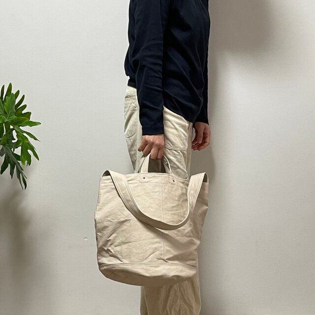 BUCKET - 2WAY（11号帆布/エクリュ） | iichi 日々の暮らしを心地よくするハンドメイドやアンティークのマーケットプレイス