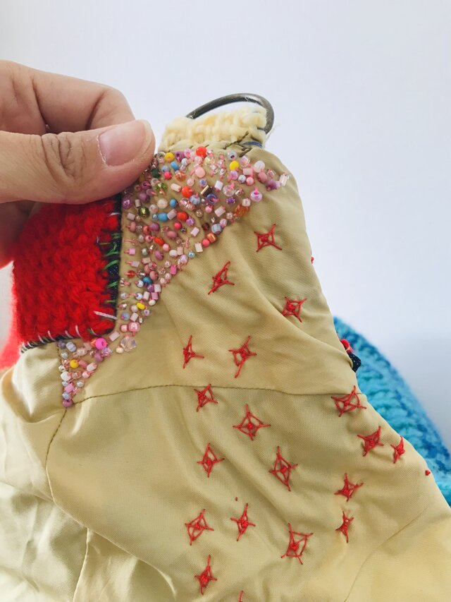 Bag 手縫いのバッグ 布製 スローファッション ハンドメイド 1887 | iichi 日々の暮らしを心地よくするハンドメイドやアンティークのマーケットプレイス