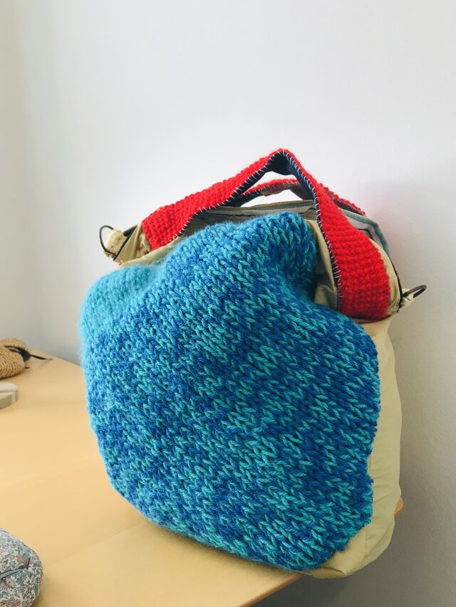 Bag 手縫いのバッグ 布製 スローファッション ハンドメイド 1887 | iichi 日々の暮らしを心地よくするハンドメイドやアンティークのマーケットプレイス