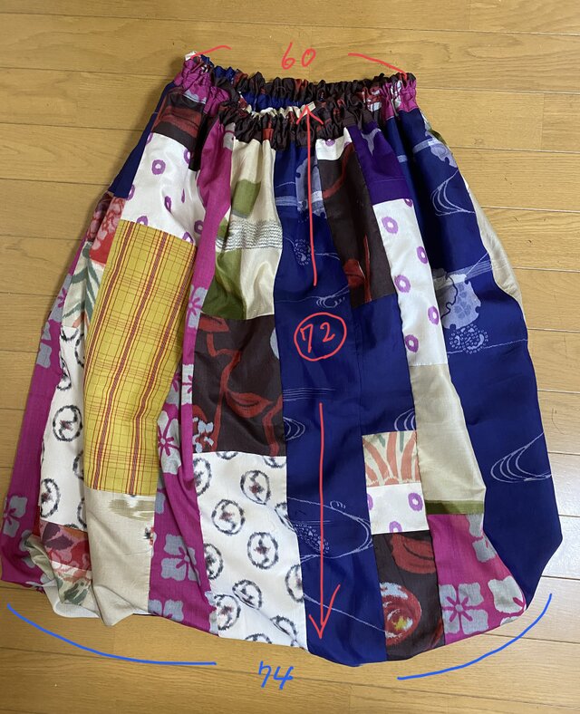 銘仙P ︎バルーンスカート | iichi 日々の暮らしを心地よくするハンドメイドやアンティークのマーケットプレイス