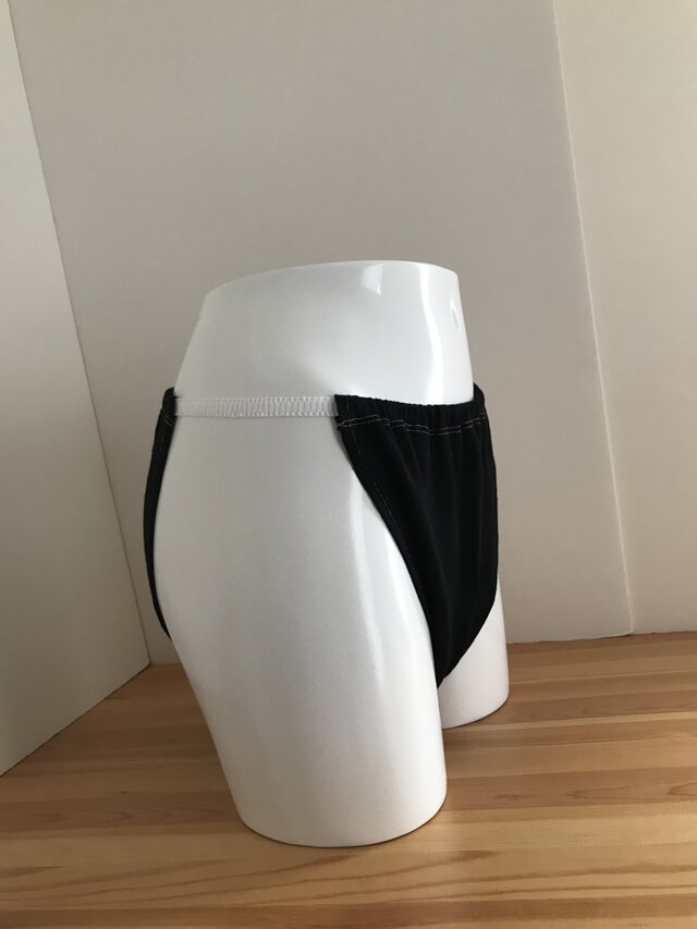 黒のpagne（ふんどし・ショーツ） | iichi 日々の暮らしを心地よくするハンドメイドやアンティークのマーケットプレイス