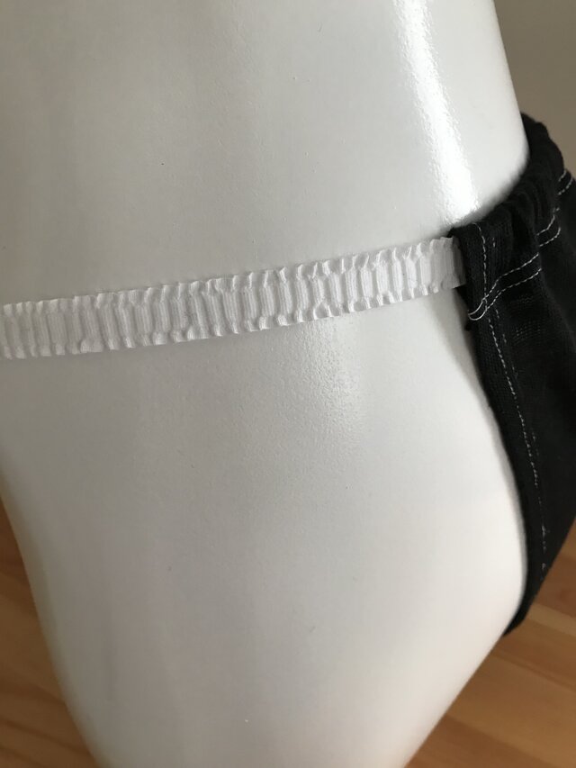 黒のpagne（ふんどし・ショーツ） | iichi 日々の暮らしを心地よくするハンドメイドやアンティークのマーケットプレイス